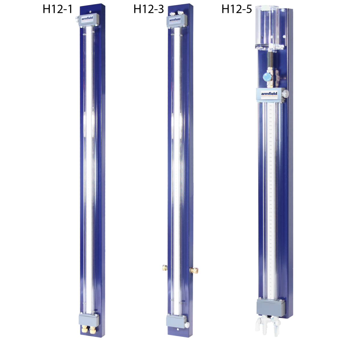 H12-1/H12-7 - Liquid Manometers & Meters - Armfield